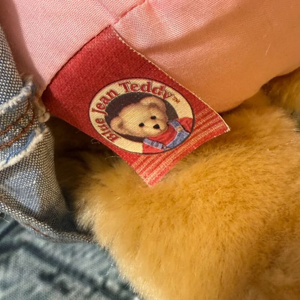 Blue Jean Teddy | Toys | Vintage 99s Blue Jean Teddy Musical Plush Bear ...